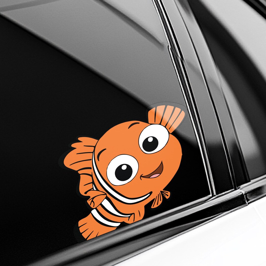 Disney Finding Nemo Peeker Peeking Car Window Decals, Marlin Dory Crush ...