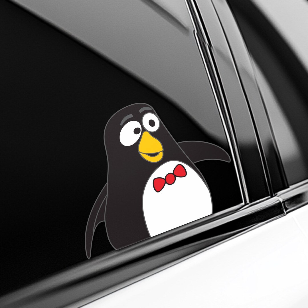 Wheezy Peeker Peeking Car Window Decals - Bumper Waterproof Vinyl ...