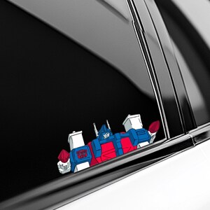 Transformers Peeker Peeking Car Window Decals - Bumper Waterproof ...