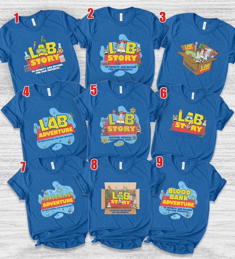 Lab Week 2026 Toy Story Shirt, Lab Story Science Team Tee, Funny Lab ...