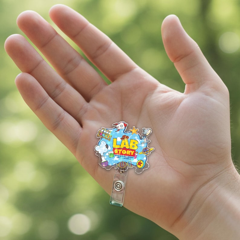 Lab Week 2026 Badge Reel, Lab Story, Badge Holder, Nurse Badge Reel ...