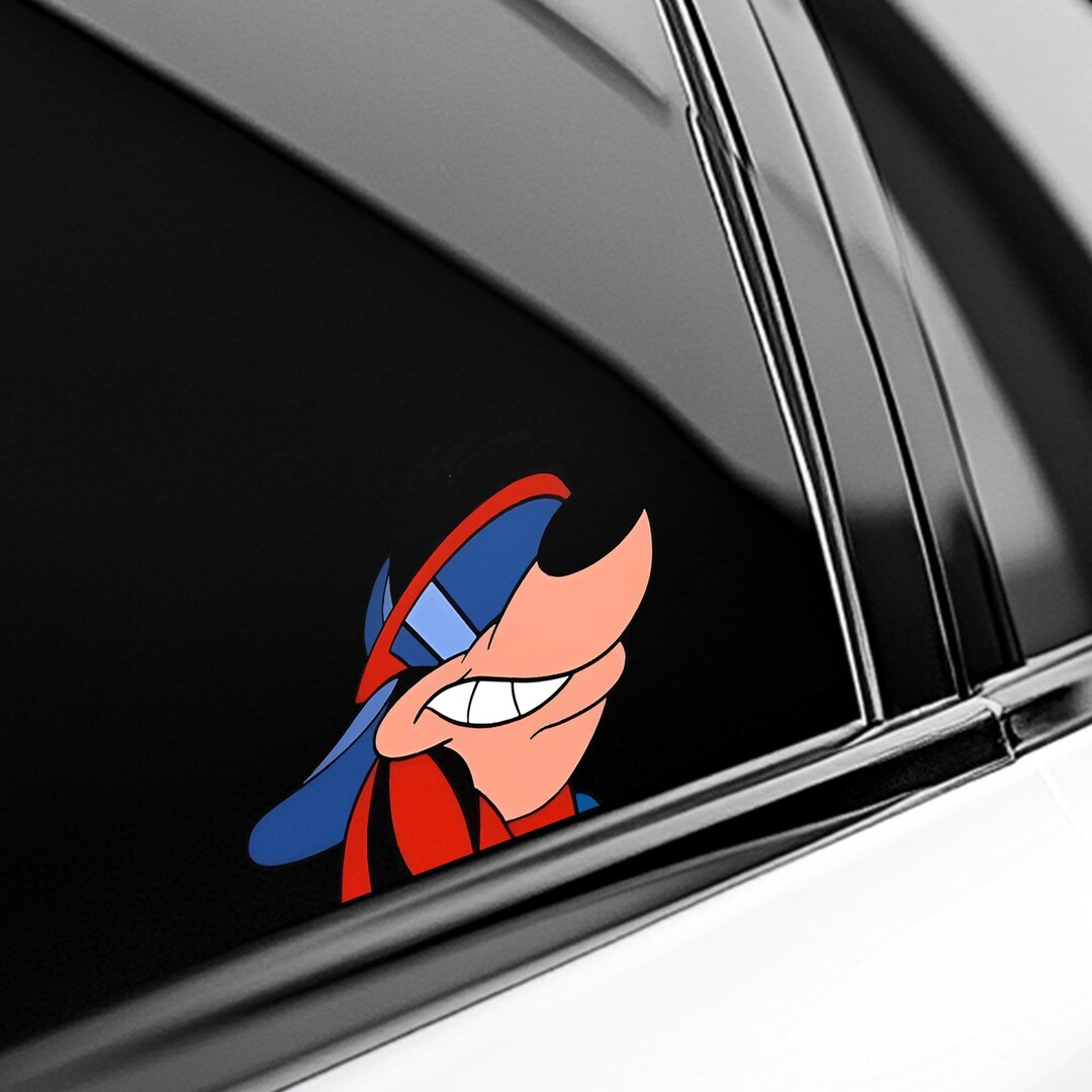 Peekapoo Peeker Peeking Car Window Decals - Bumper Waterproof Vinyl ...