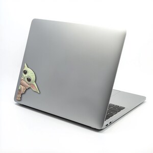 Yoda Grogu and Groot Peeker Peeking Car Window Decals - Star Wars ...