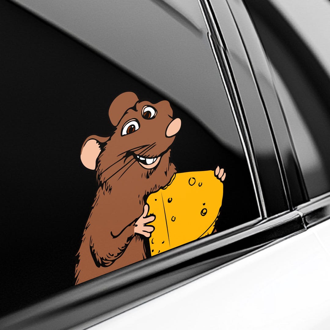 Emile Peeker Peeking Car Window Decals - Bumper Waterproof Stickers ...