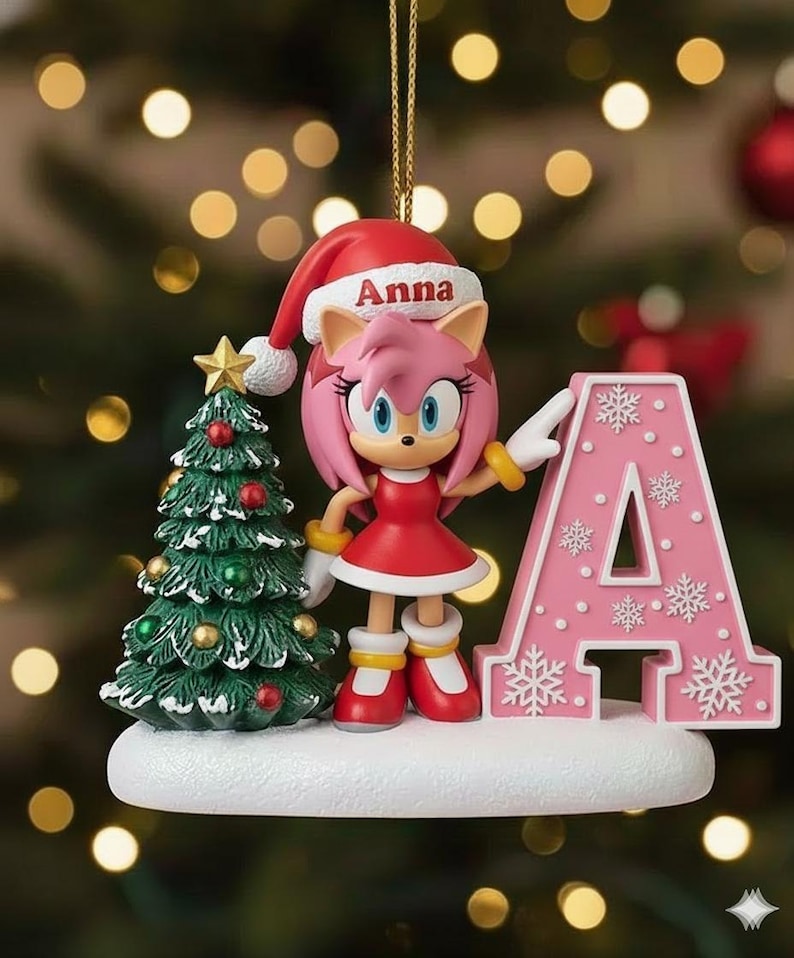 Personalized Sonic Shadow Name Letter Ornament/sonic Hedgehog Acrylic ...