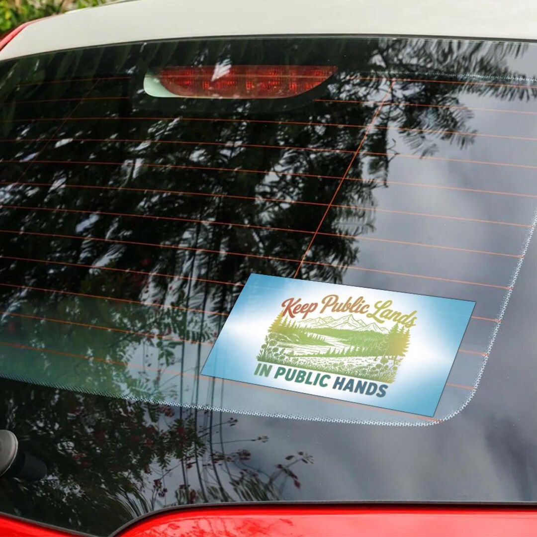 Keep Public Lands in Public Hands Decals, Protect Public Lands, Hands ...