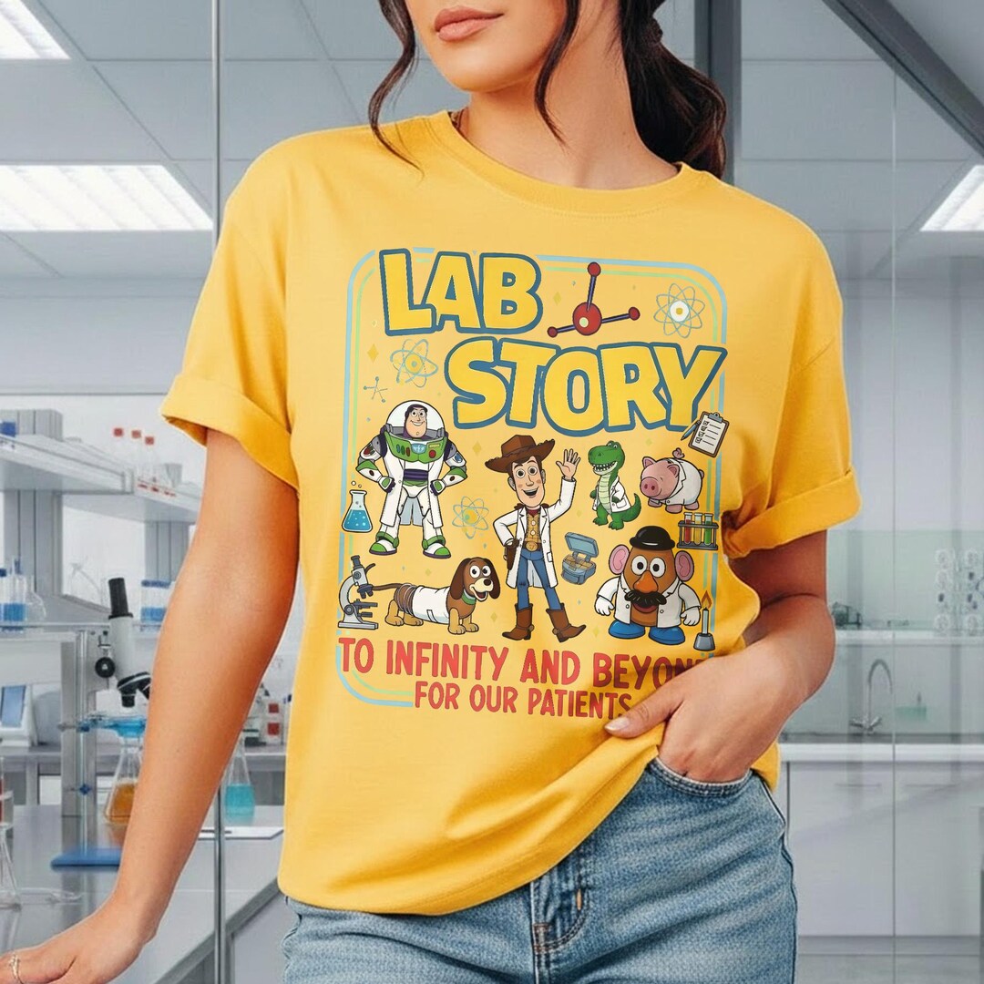 Lab Week 2026 Toy Story Shirt, Lab Story Science Team Tee, Funny Lab ...