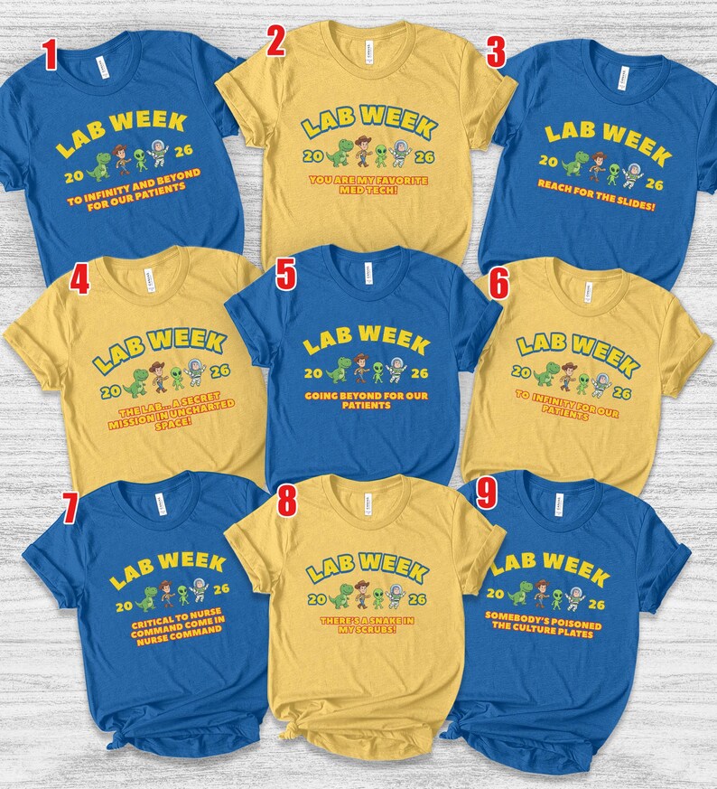 Lab Week 2026 Toy Story Shirt, Lab Story Science Team Tee, Funny Lab ...