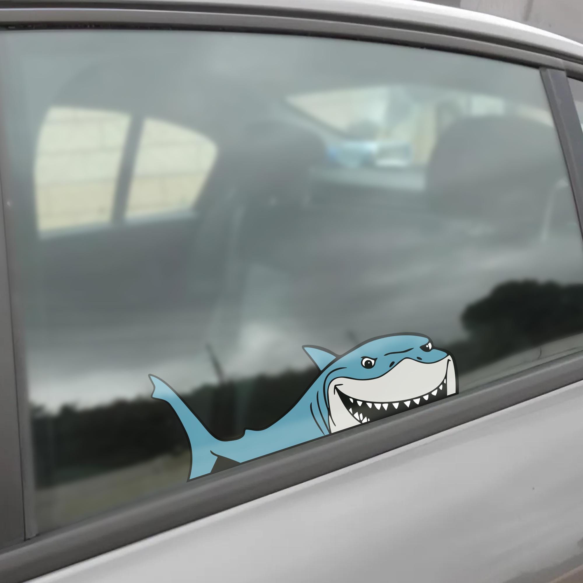Bruce Peeker Peeking Car Window Decals - Funny Bear Bumper Waterproof ...