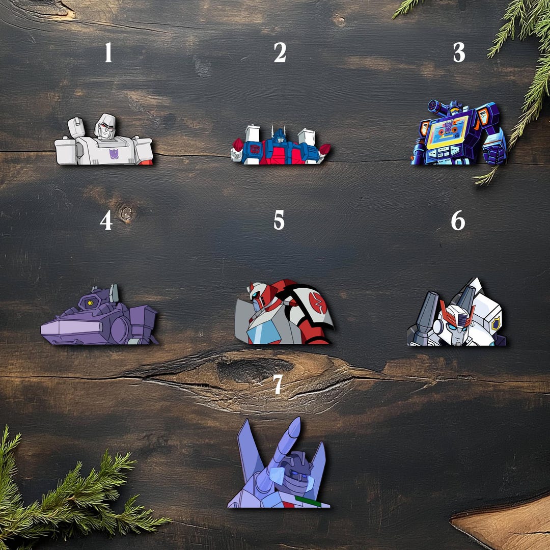 Transformers Peeker Peeking Car Window Decals - Bumper Waterproof ...