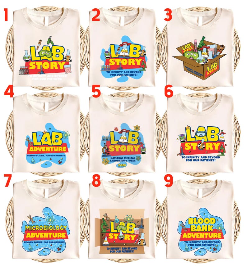 Lab Week 2026 Toy Story Shirt, Lab Story Science Team Tee, Funny Lab ...