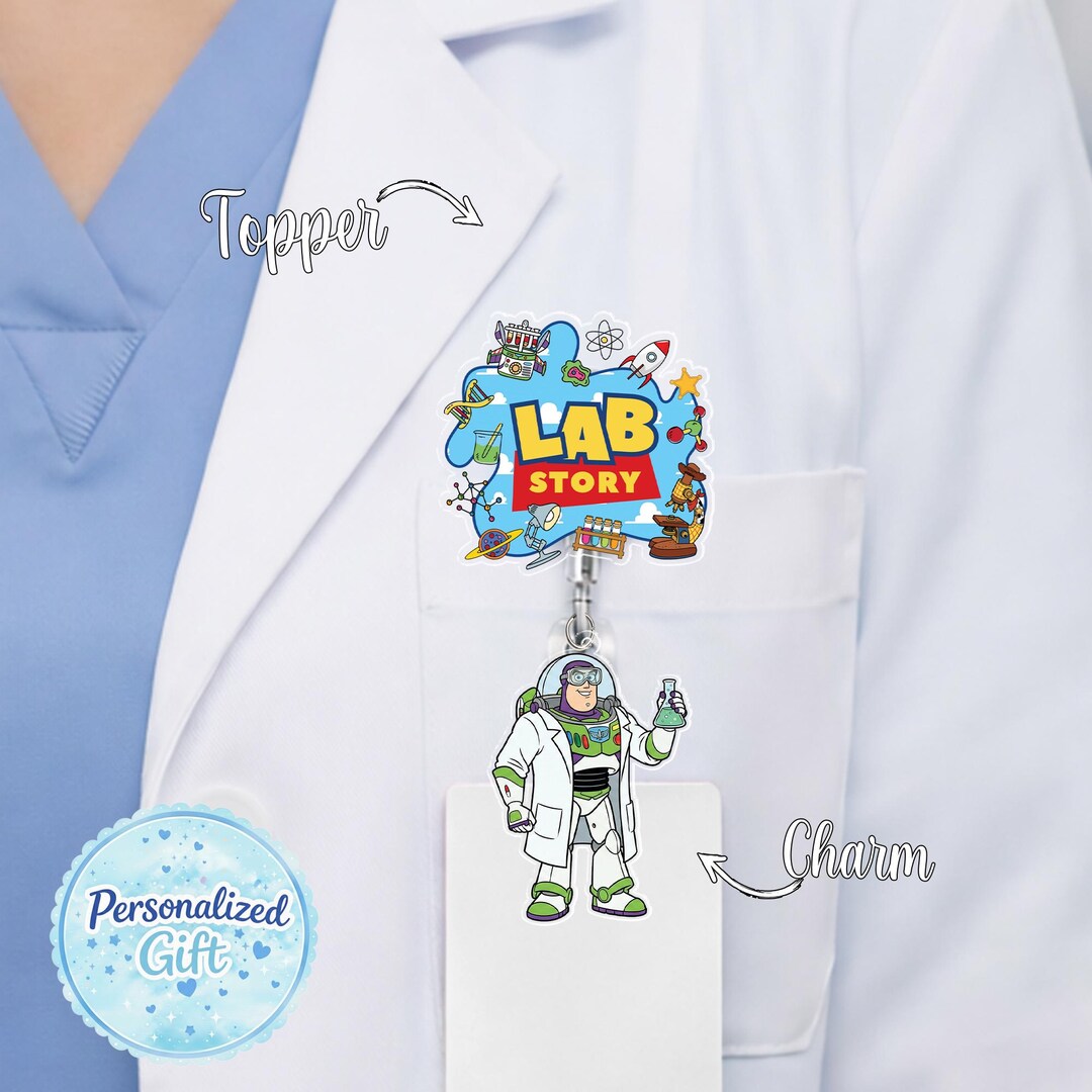 Lab Week 2026 Badge Reel, Lab Story Woody Jessie Theme, Badge Holder ...