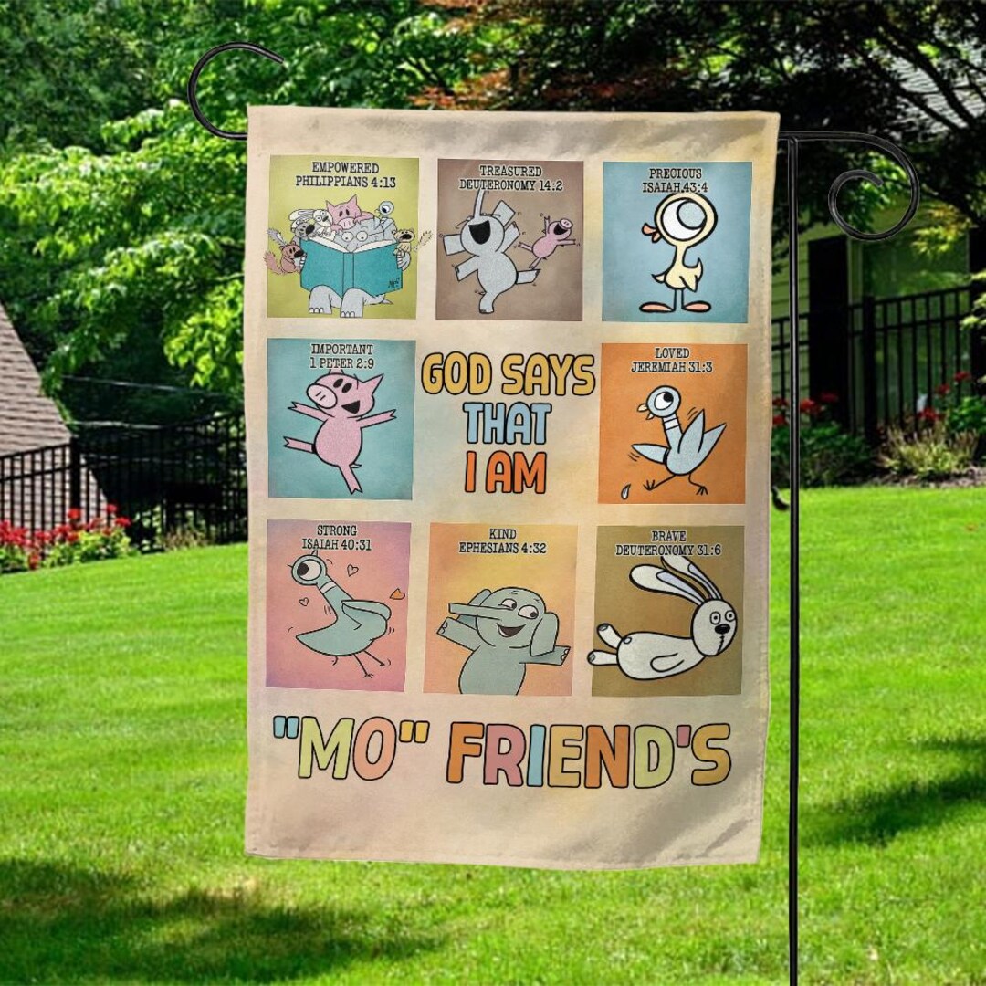 Read Mo Book Elephant Piggie Pigeon Flag – Mo willems Classroom Banner ...