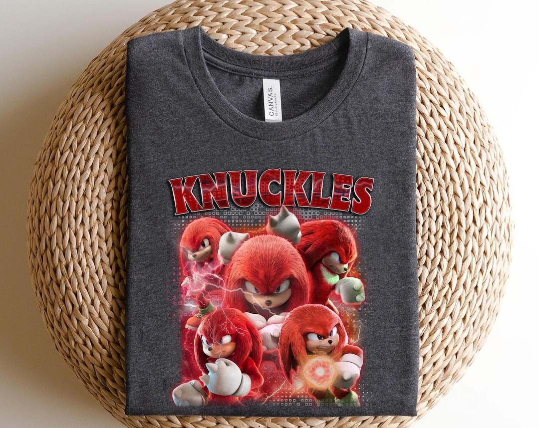 Knuckles the Echidna Shirt, Sonic the Hedgehog 3 Shirt, Knuckles Shirt ...