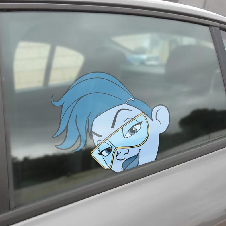 Wreck-it Ralph Peeker Peeking Car Window Decals - Cute Disney Bumper ...