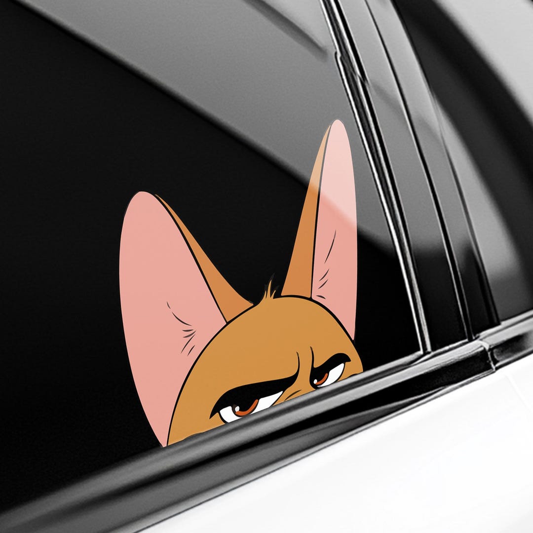 Finnick Peeker Peeking Car Window Decals - Bumper Waterproof Stickers ...