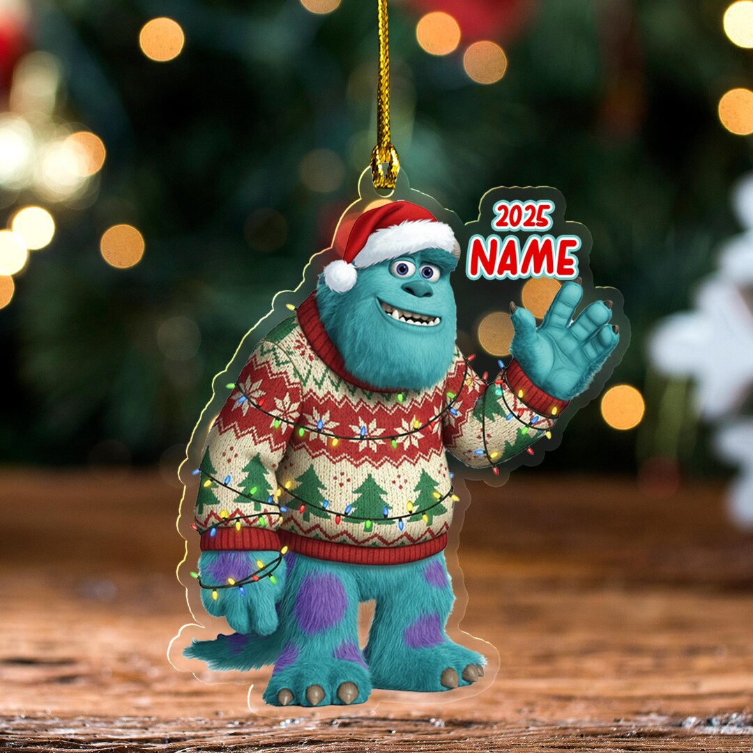 Custom James P. Sullivan Monsters Inc. Ornament/sully Boo Mike Ornament ...
