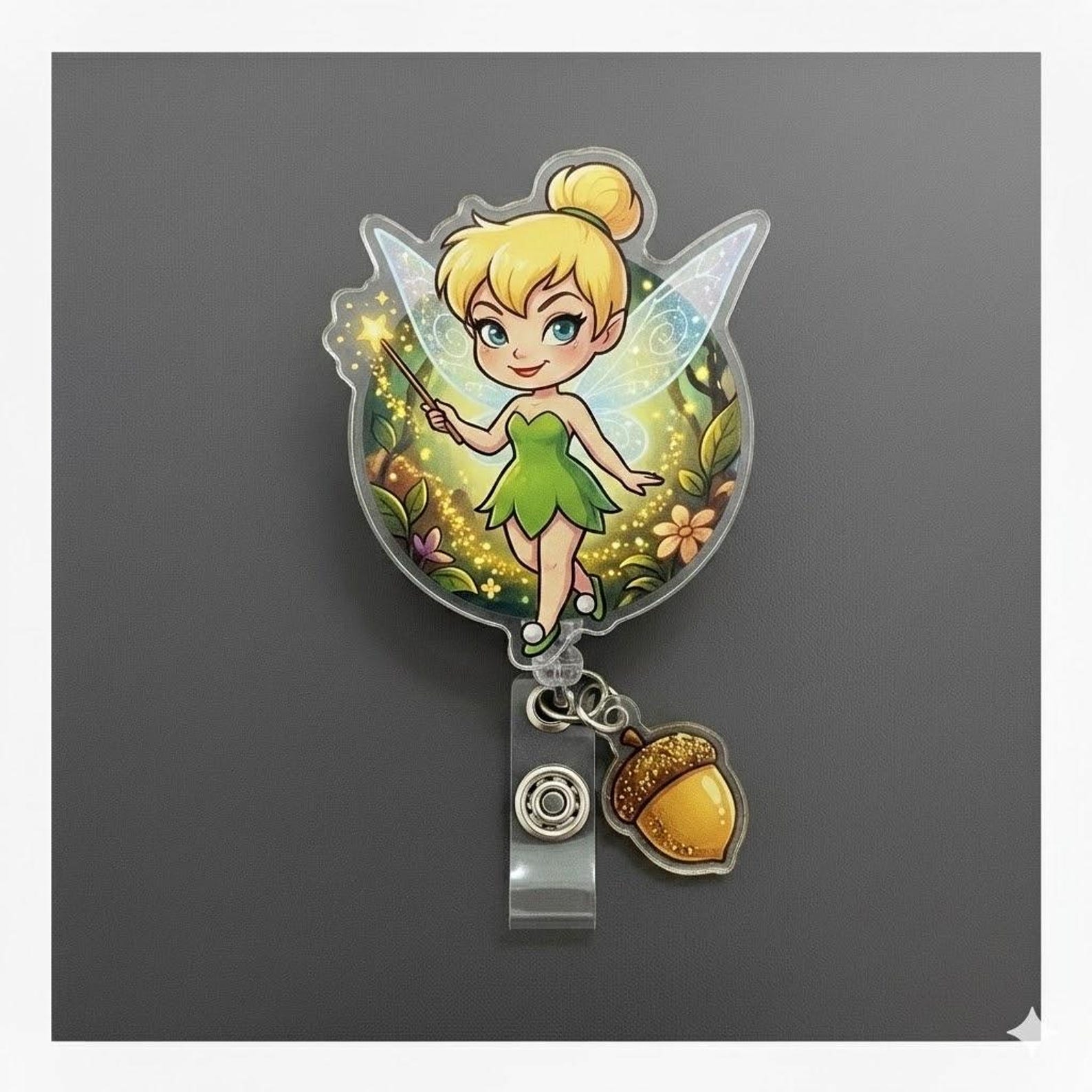 Disney Tinkerbell Badge Reel, Fairy Nurse Badge Holder, Cute ID Badge ...