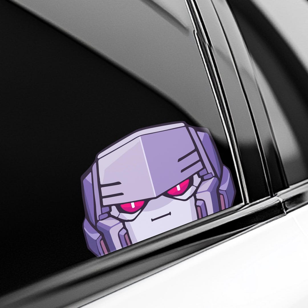 Transformers Peeker Peeking Car Window Decals - Bumper Waterproof ...