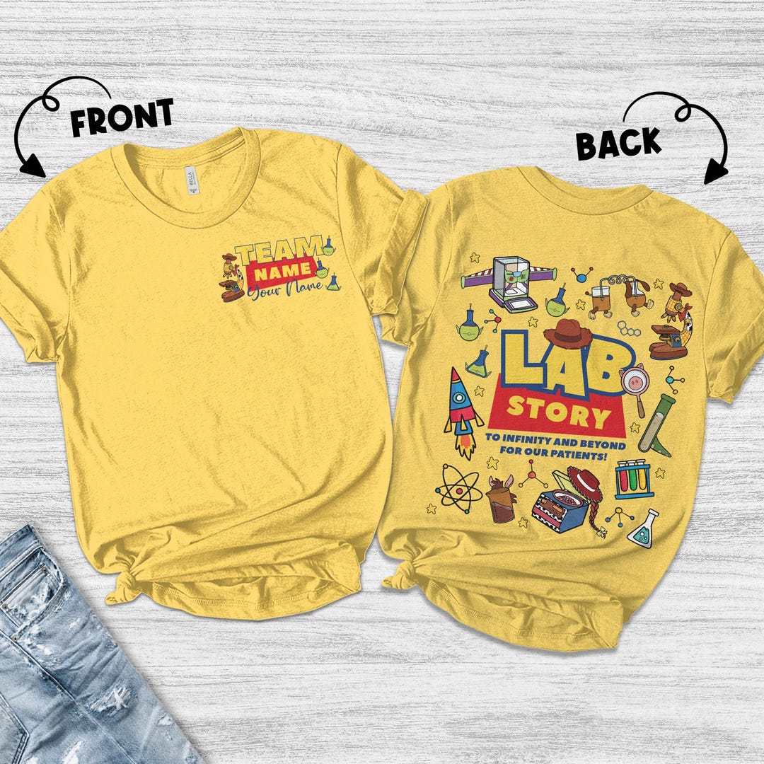 Lab Week 2026 Toy Story Shirt, Lab Story Science Team Tee, Funny Lab ...