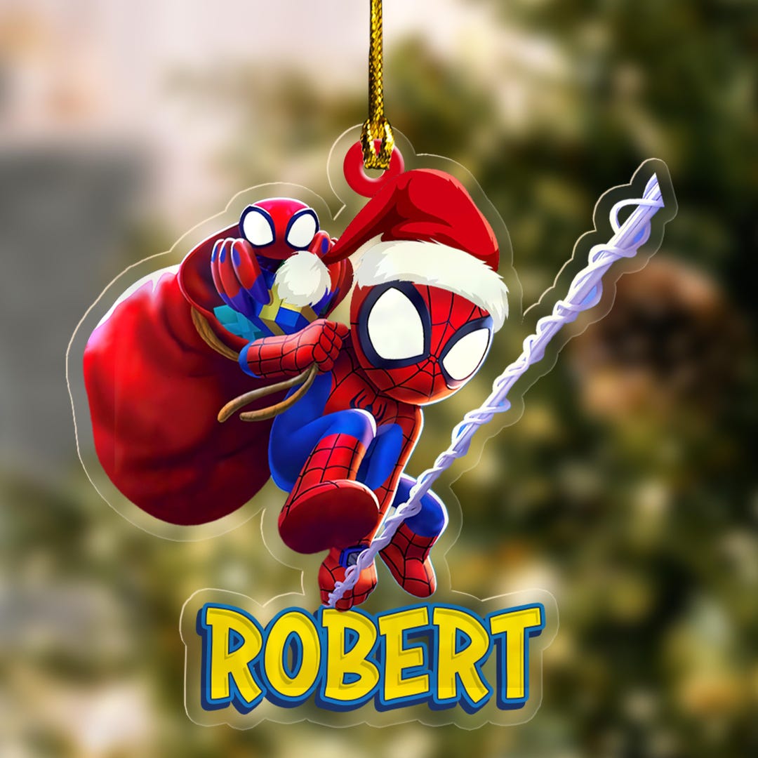 Personalized Spidey and His Amazing Friends Cutout Ornament/spidey ...