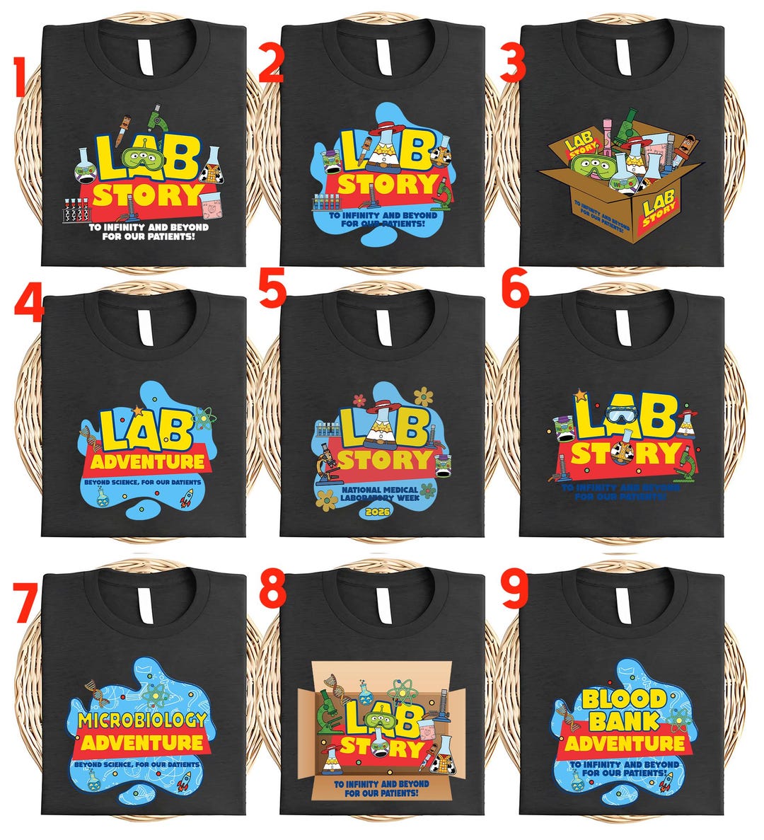 Lab Week 2026 Toy Story Shirt, Lab Story Science Team Tee, Funny Lab ...