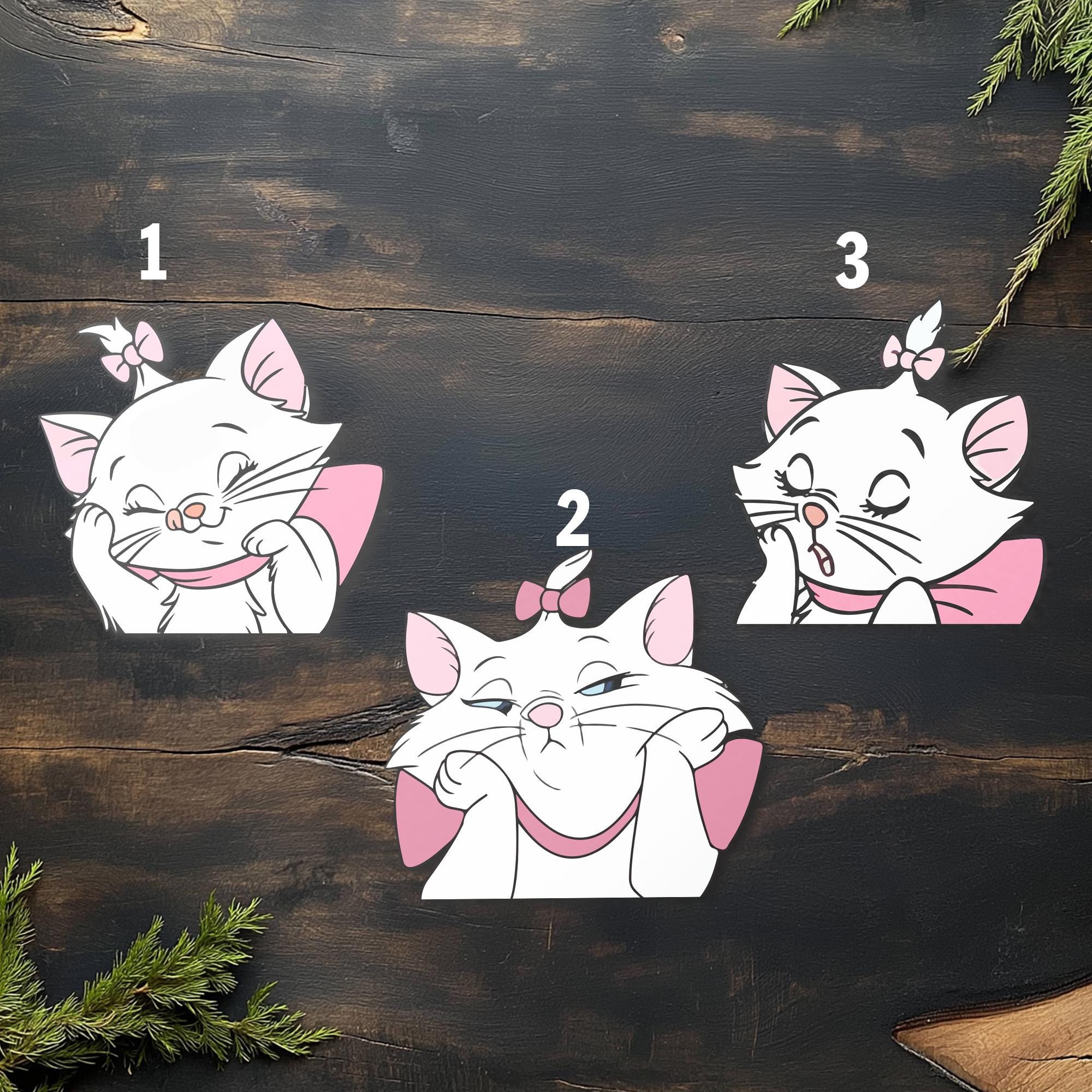 Sassy Marie Peekaboo Peeker Peeking Car Window Decals - Bumper Vinyl ...