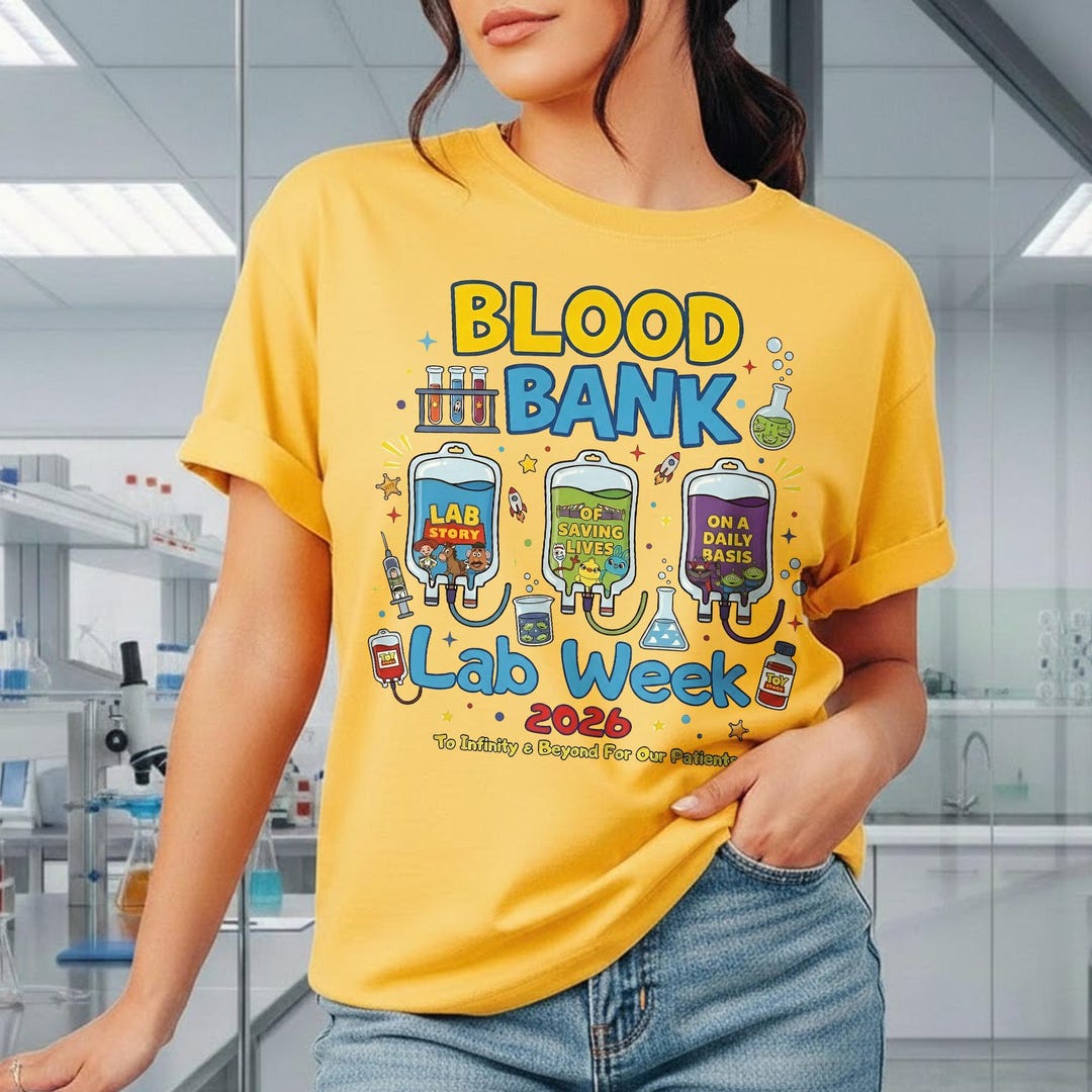 Lab Week 2026, Blood Bank Shirts, Blood Bank Lab Week Shirts, Lab ...