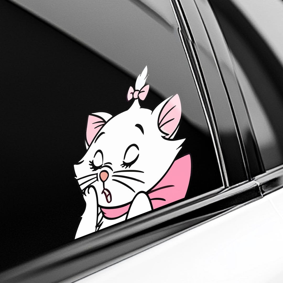 Sassy Marie Peekaboo Peeker Peeking Car Window Decals - Bumper Vinyl ...