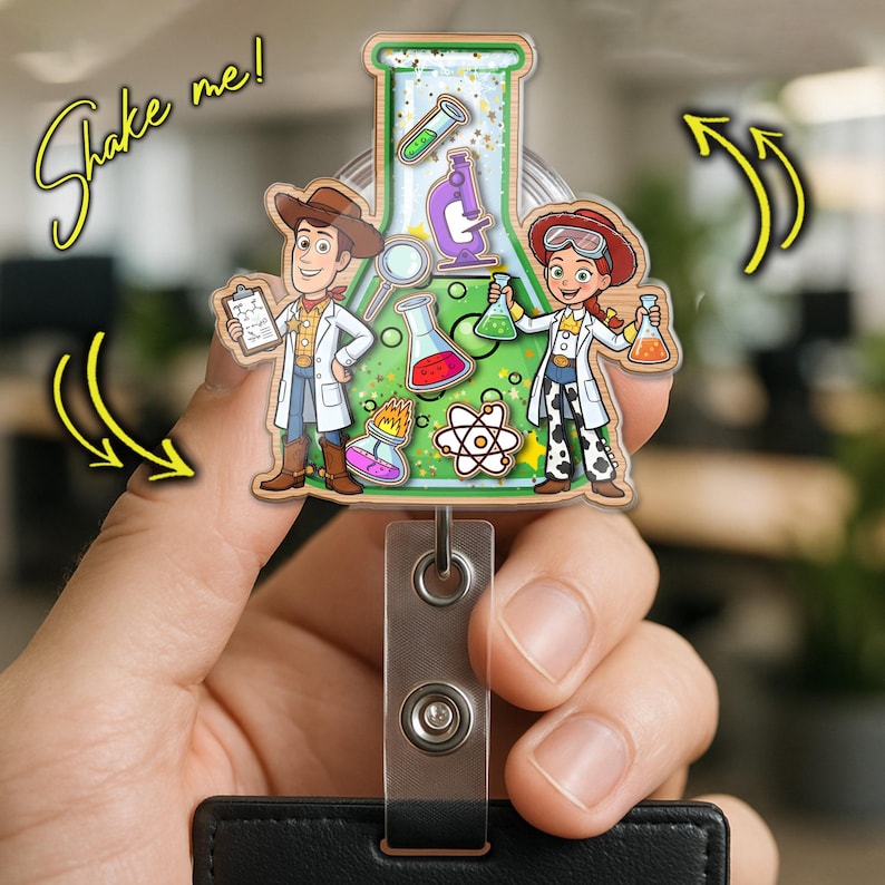Disney Toy Story Lab Week 2026 Shaker Badge Reel, Lab Story Buzz ...