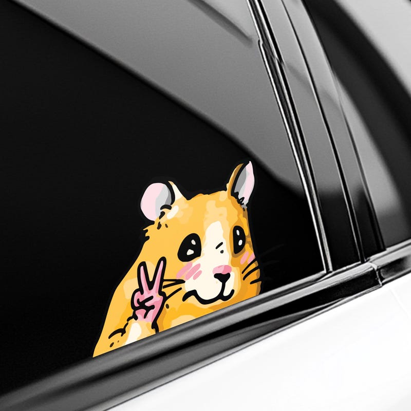Hamster Peace Sign - Etsy