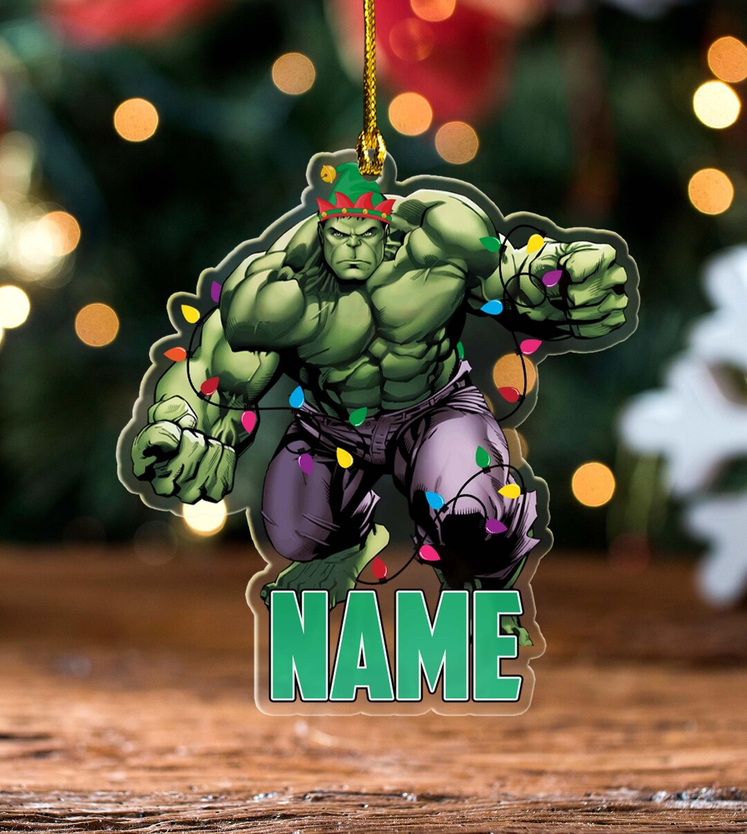 Hulk Ornament/hulk Customized Ornament/ornament Personalized 2025 ...