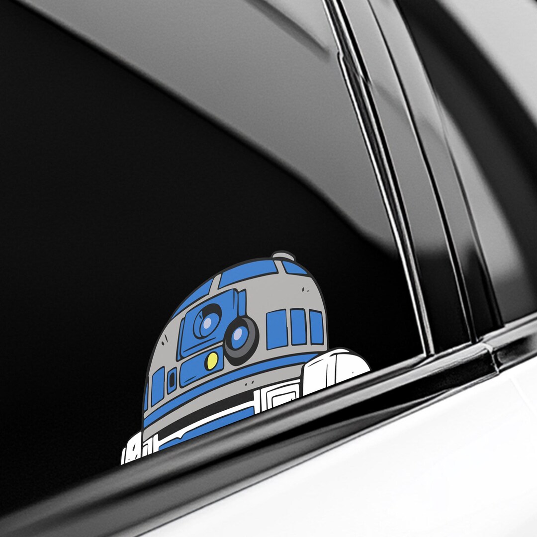 Star Wars Droid Peeker Peeking Car Window Decals - Funny Bumper ...