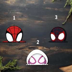 Spidey and His Amazing Friends Peeker Peeking Car Window Decals ...