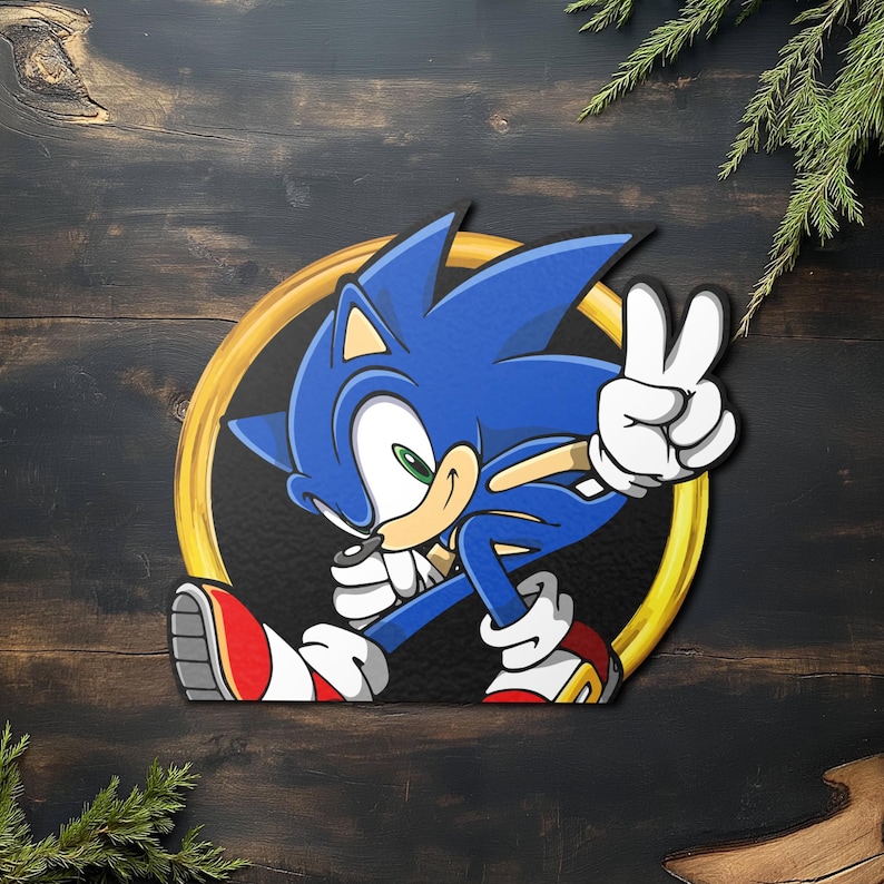 Fast Speed Sonic Peekaboo Peeker Peeking Car Window Decals - Bumper ...