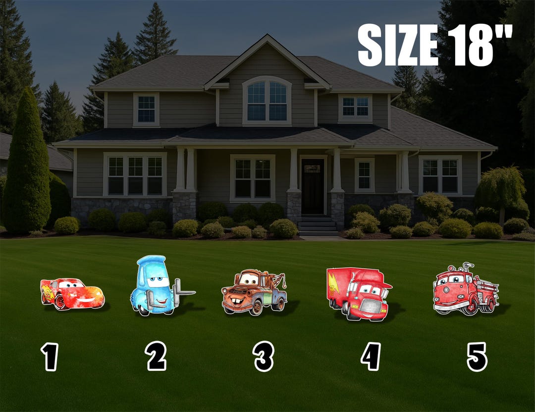 Cars Cutout Decorations, Cars Cutouts, Racecar Party, Centerpieces ...