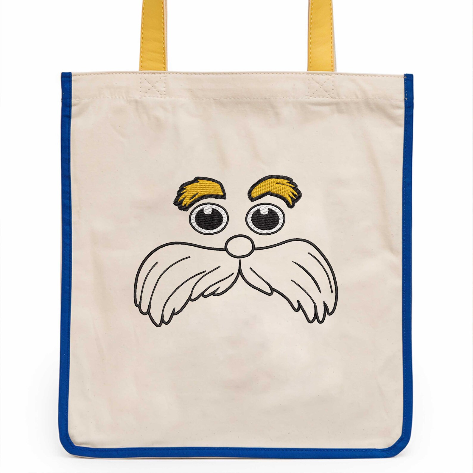 Lorax Face Embroidery Design, Mustache Eyes Eyebrows, Dr Seuss ...