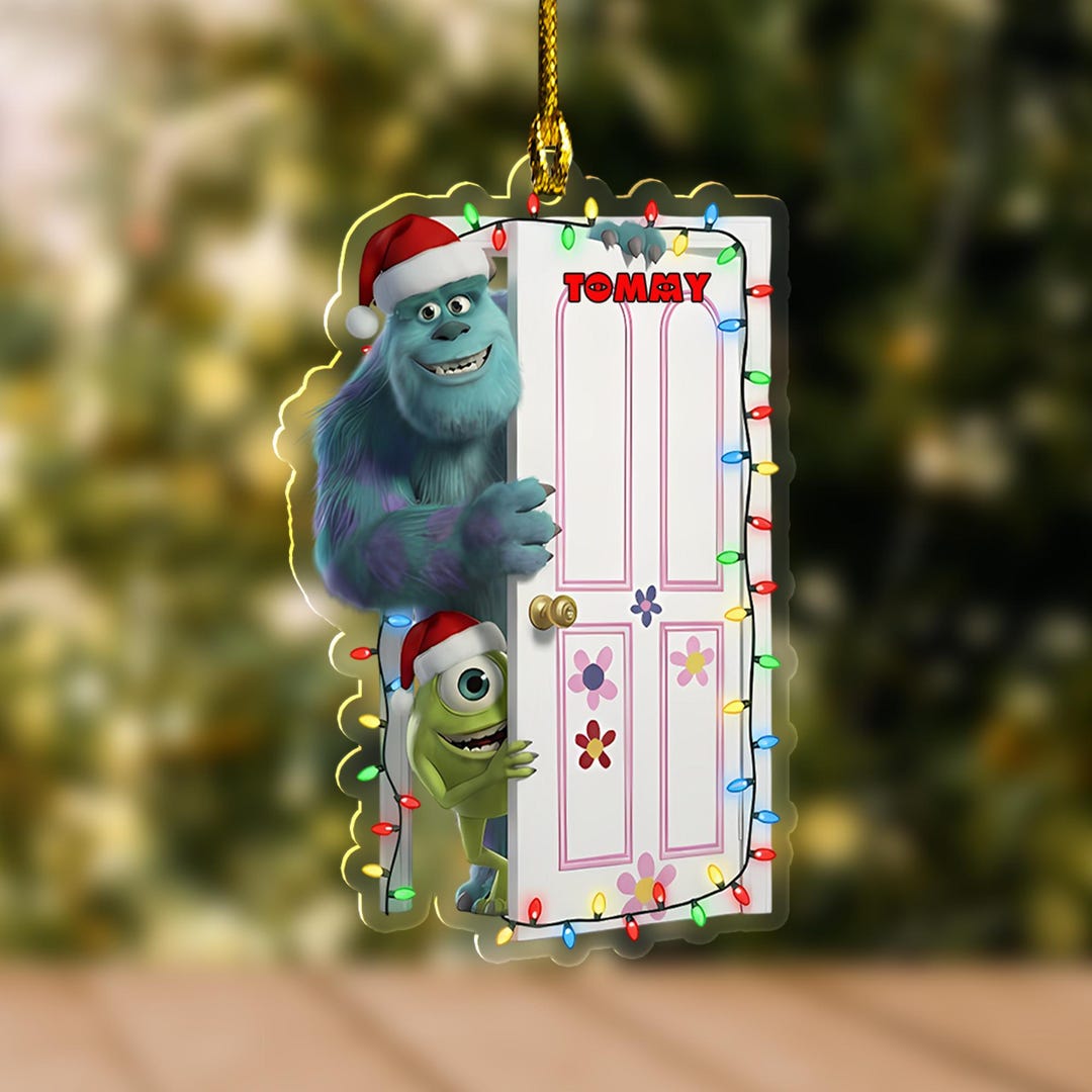 Personalized Disney Monsters Inc Christmas Ornament Sully Mike Boo ...