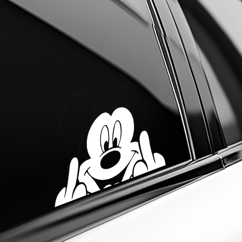 Mickey Middle Finger - Etsy