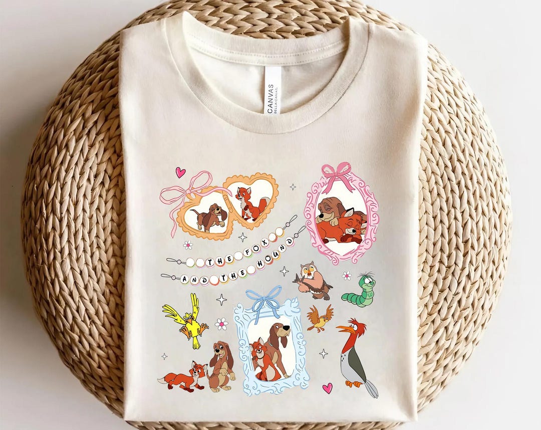 Disney the Fox and the Hound Coquette Bow Shirt, Magic Kingdom ...