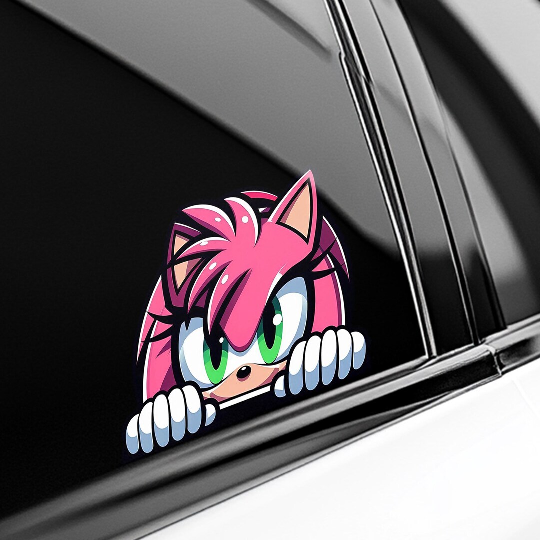 Amy Peekaboo Peeker Peeking Car Window Decals - Bumper Waterproof ...