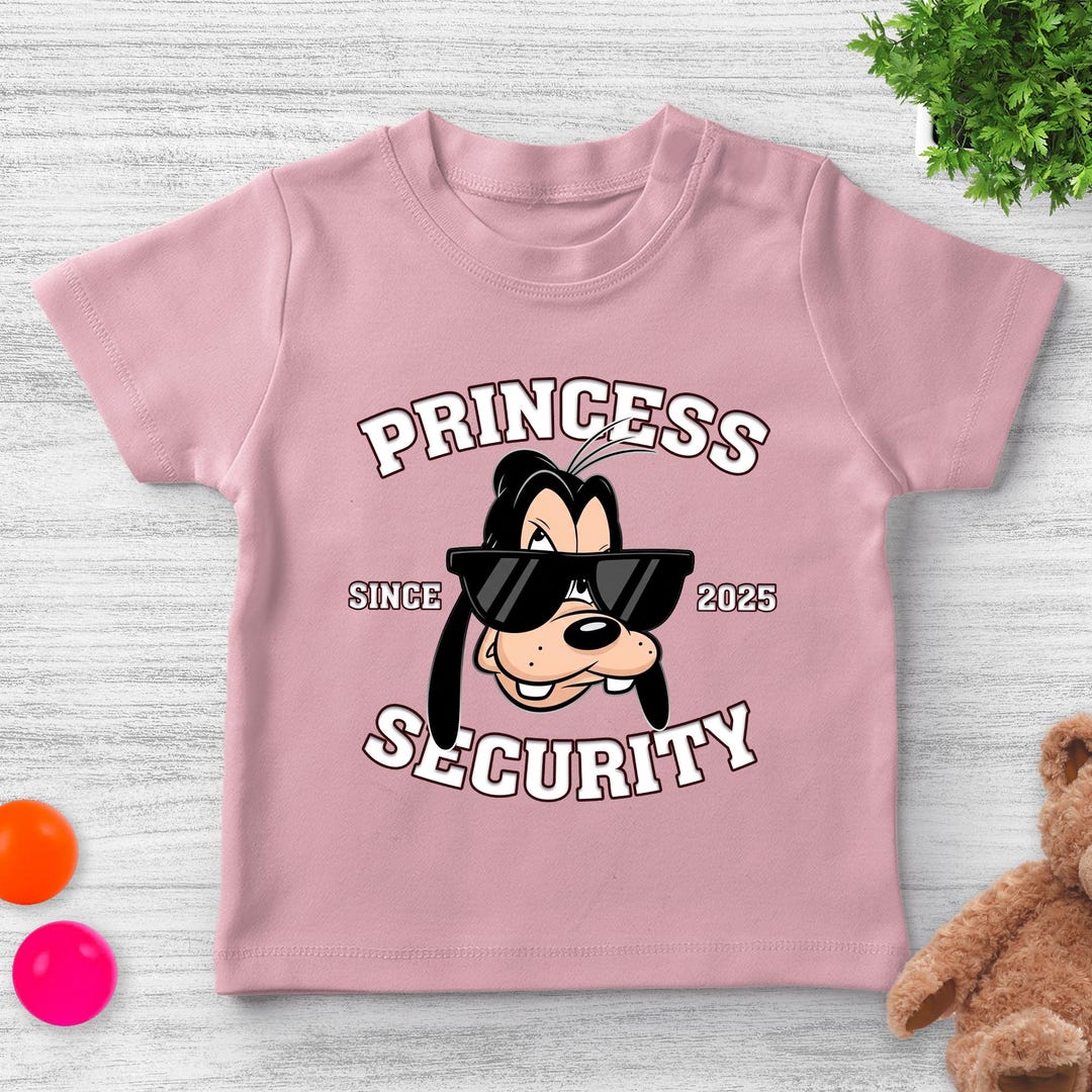 Disney Princess Security Shirt, Mickey & the Beast, Disney Dad Tee ...