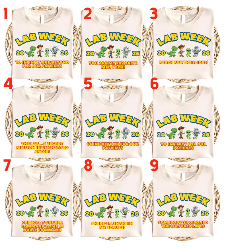 Lab Week 2026 Toy Story Shirt, Lab Story Science Team Tee, Funny Lab ...