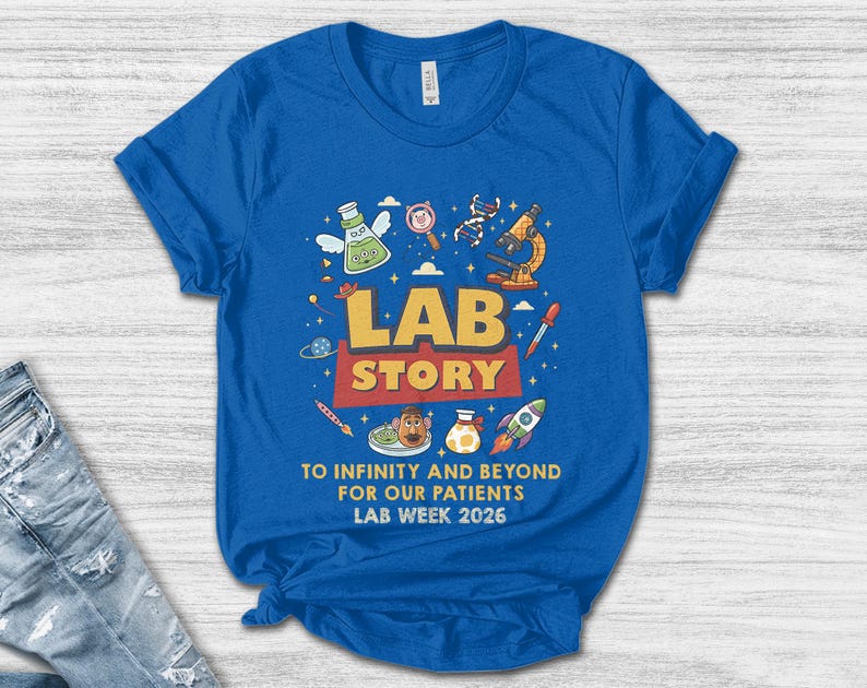 Lab Week 2026 Toy Story Shirt, Lab Story Science Team Tee, Funny Lab ...