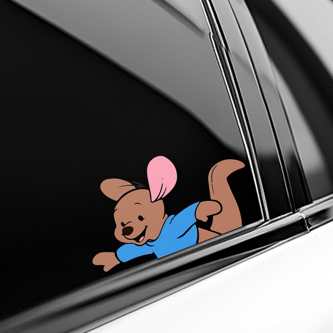 Roo Peeker Peeking Car Window Decal - Bumper Waterproof Vinyl Sticker ...