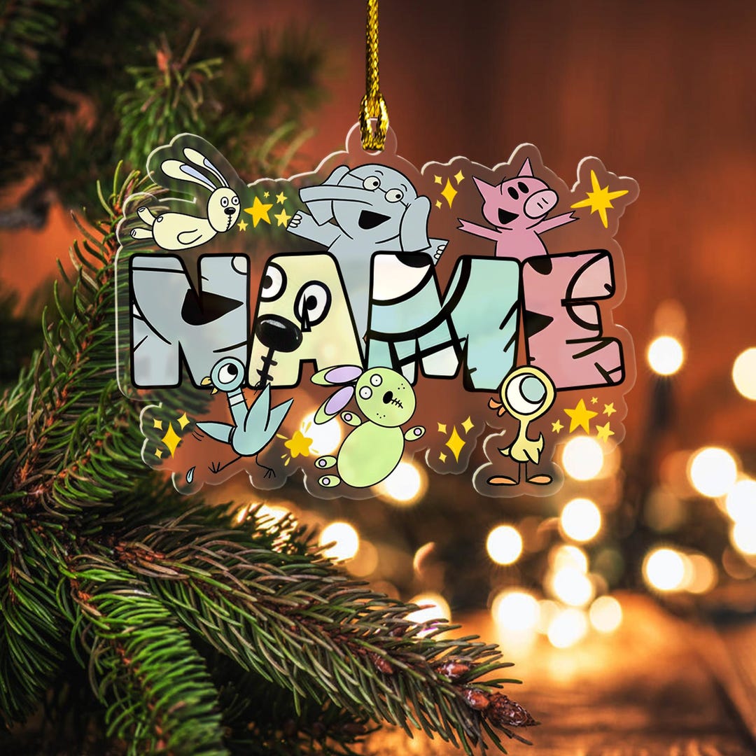 Elephant and Piggie Ornament, Piggie Ornament, Elephant Piggie Pigeon ...