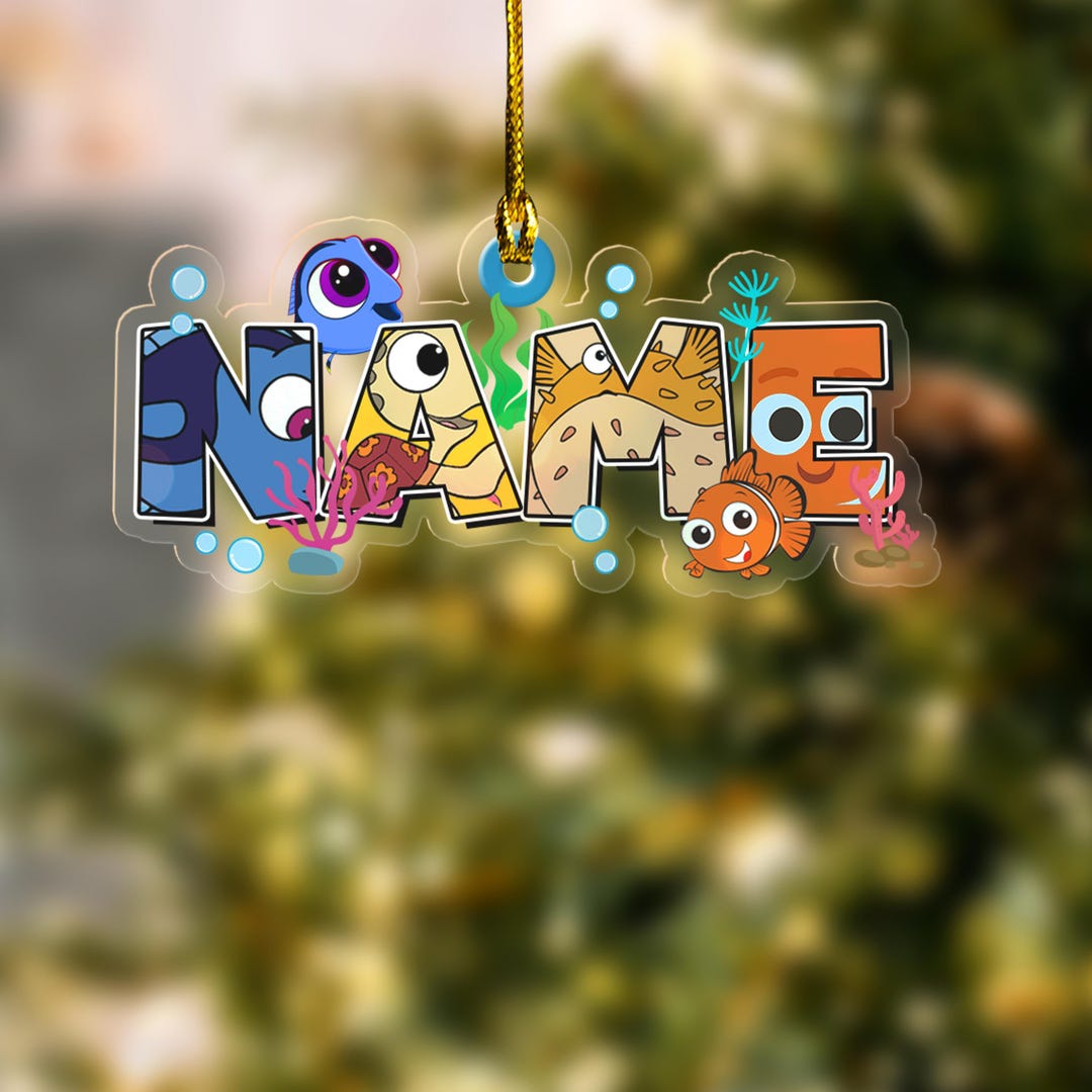 Finding Nemo Dory Christmas Ornament/disney Nemo Ornament/finding Dory ...