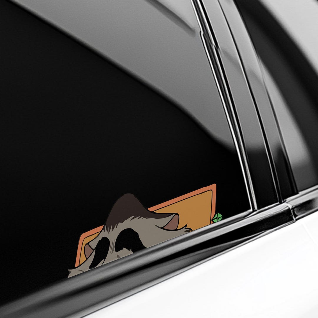 Zootopia Peeker Peeking Car Window Decals - Bumper Waterproof Stickers ...