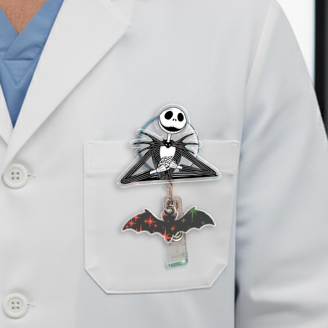 The Nightmare Before Christmas Badge Reel,jack Skellington Sally Oogie ...