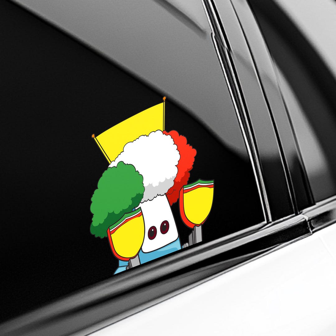 Cars Peekaboo Peeker Peeking Car Window Decals - Bumper Vinyl Stickers ...
